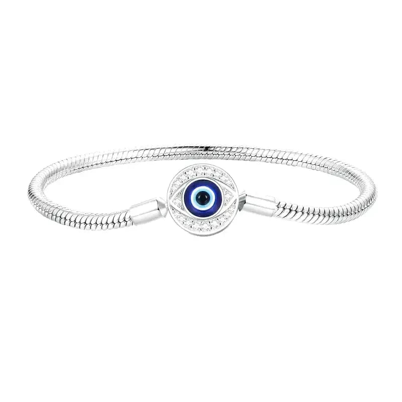Evil Eye Charm Bracelet 19cm