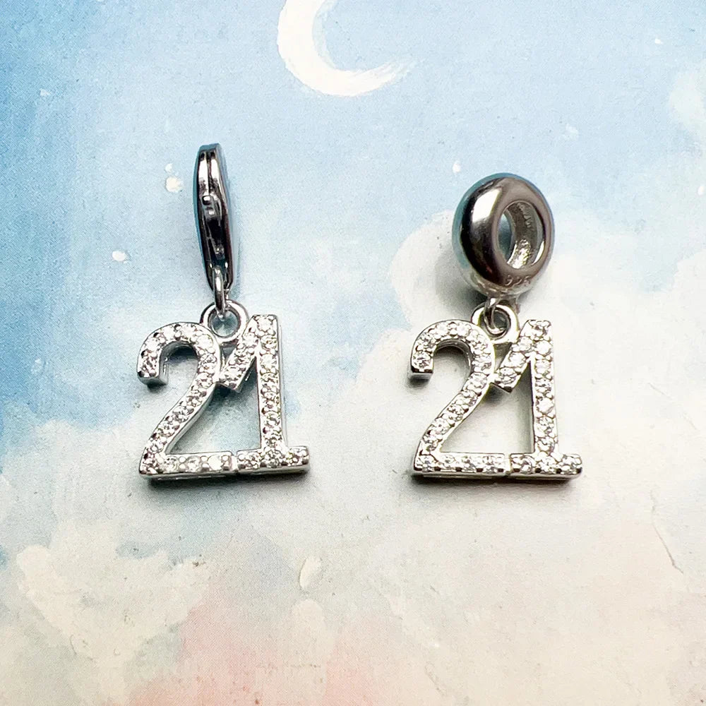 21 Charm | Pandora Bracelet Compatible – Planet Charms