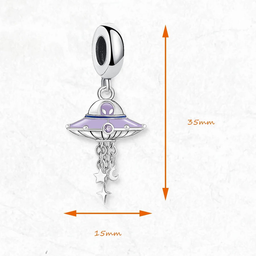 Alien Charm | Pandora Bracelet Compatible – Planet Charms