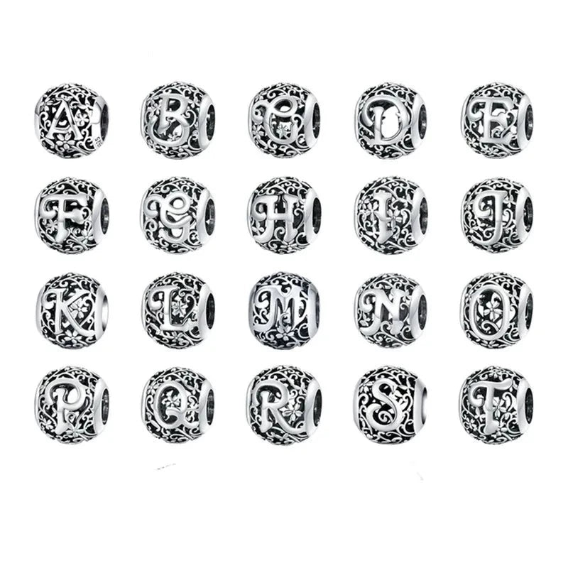 Letter E Bead 🅴 - Fits Pandora Bracelets – Planet Charms