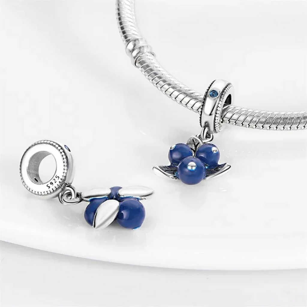 Blueberry Charm 🫐 - Fits Pandora Bracelets – Planet Charms