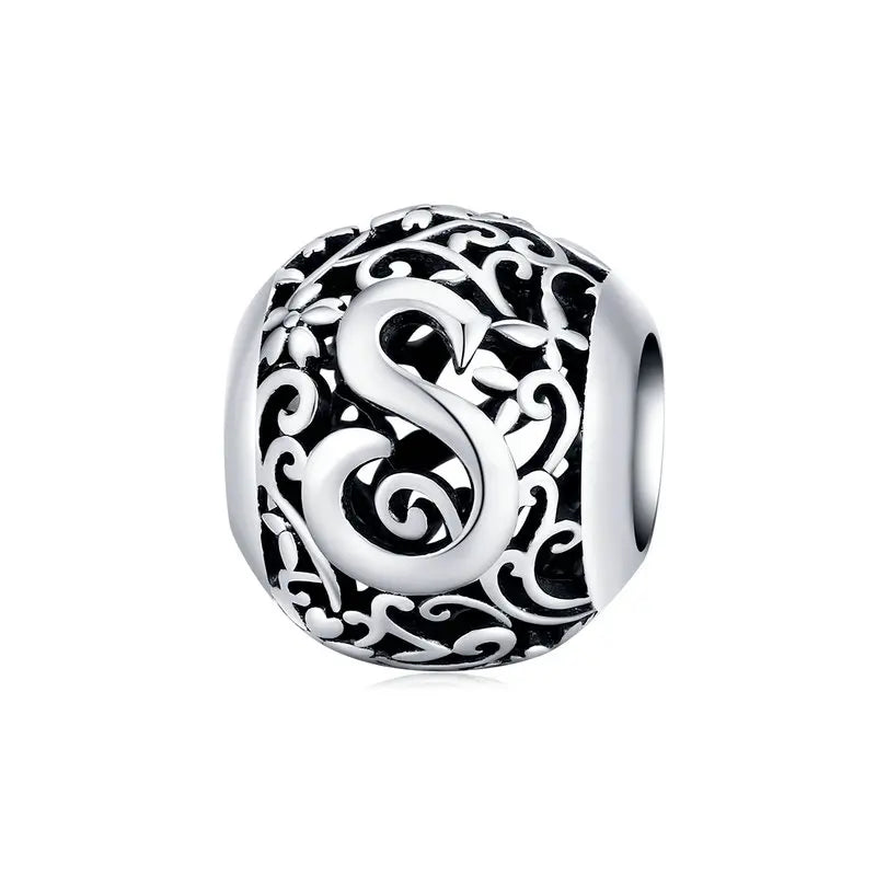 Letter S Bead 🆂 - Fits Pandora Bracelets – Planet Charms