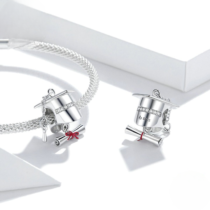 Diploma Charm 📜 - Fits Pandora Bracelets – Planet Charms