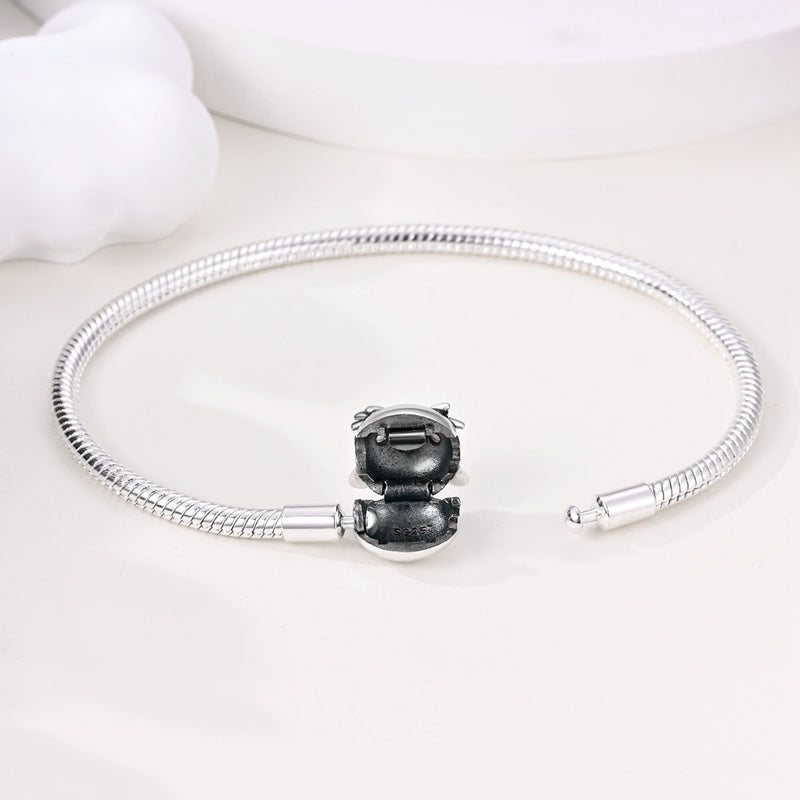 Cat Head Charm Bracelet | Pandora Bracelet Compatible – Planet Charms