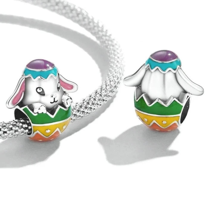 Easter Rabbit Charm 🐰 - Fits Pandora Bracelets – Planet Charms