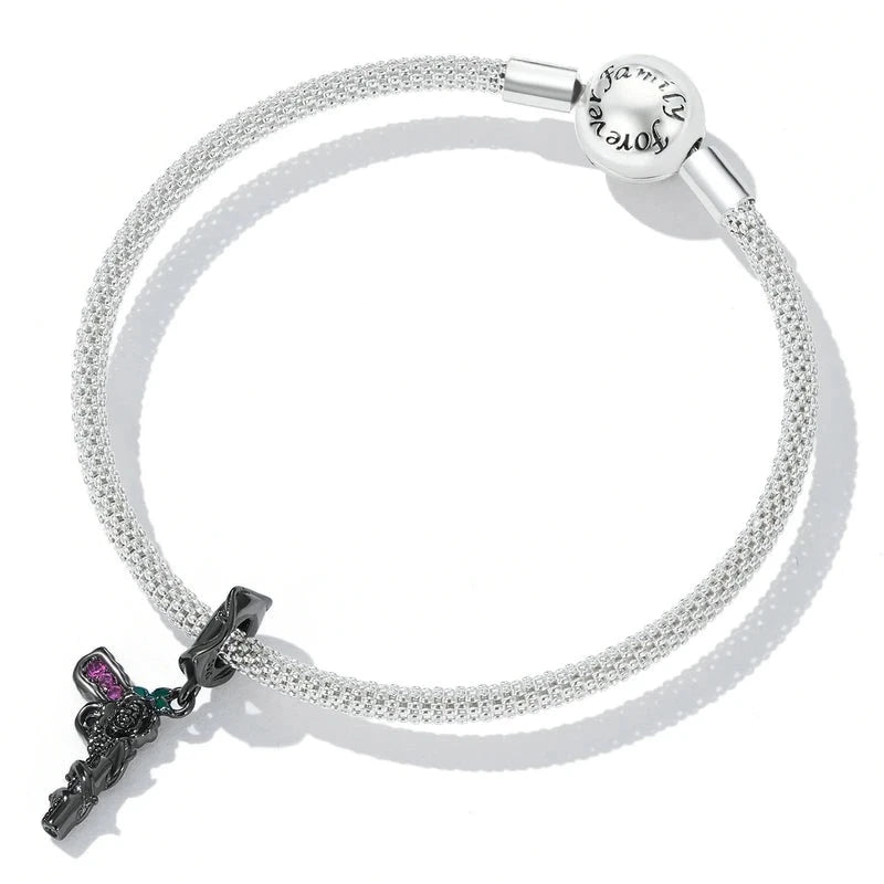 Rose Pistol Charm | Pandora Bracelet Compatible – Planet Charms
