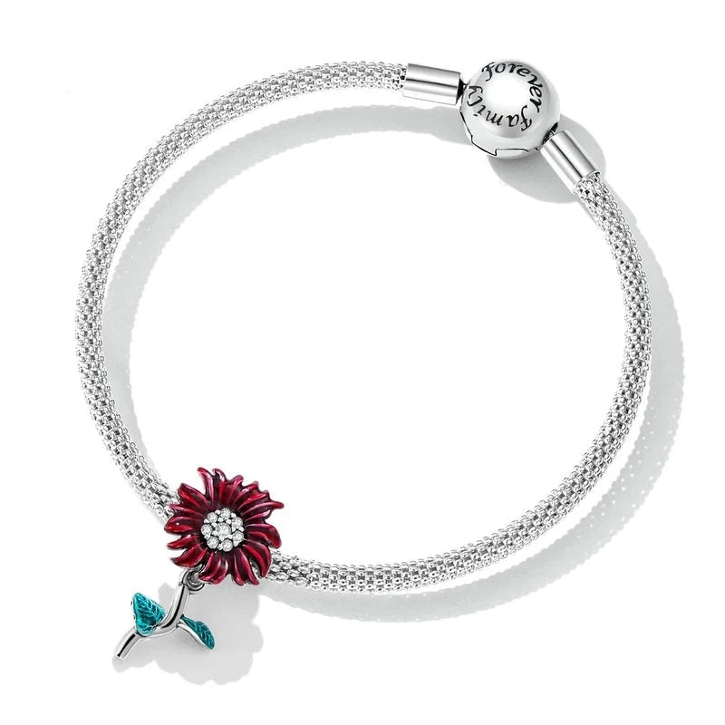 Anemone Charm 🌸 - Fits Pandora Bracelets – Planet Charms