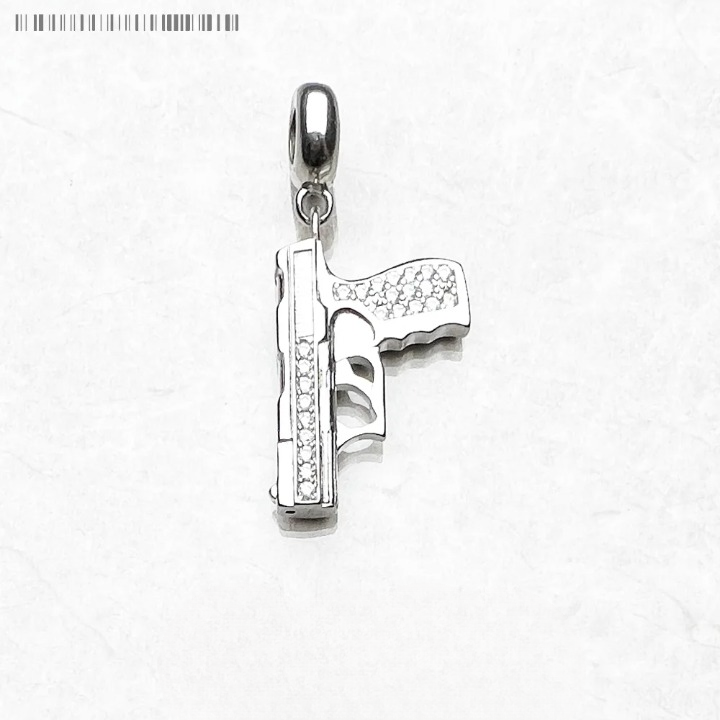 Gun Charm | Pandora Bracelet Compatible – Planet Charms