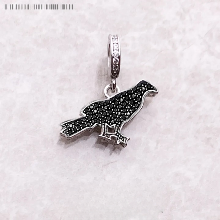 Crow Charm 🦜 - Fits Pandora Bracelets – Planet Charms