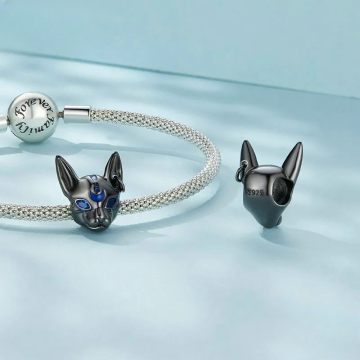 Egyptian Cat Charm 🐱 - Fits Pandora Bracelets – Planet Charms
