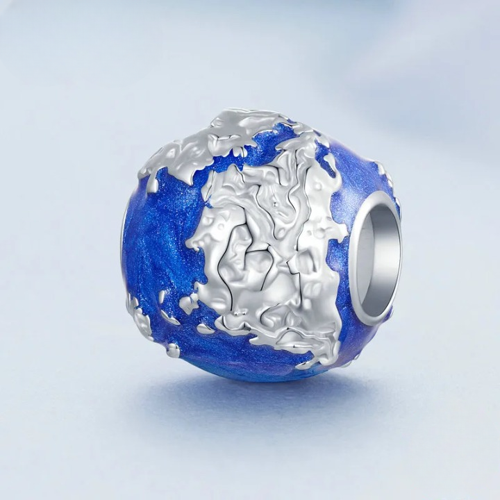 Earth Charm | Pandora Bracelet Compatible – Planet Charms