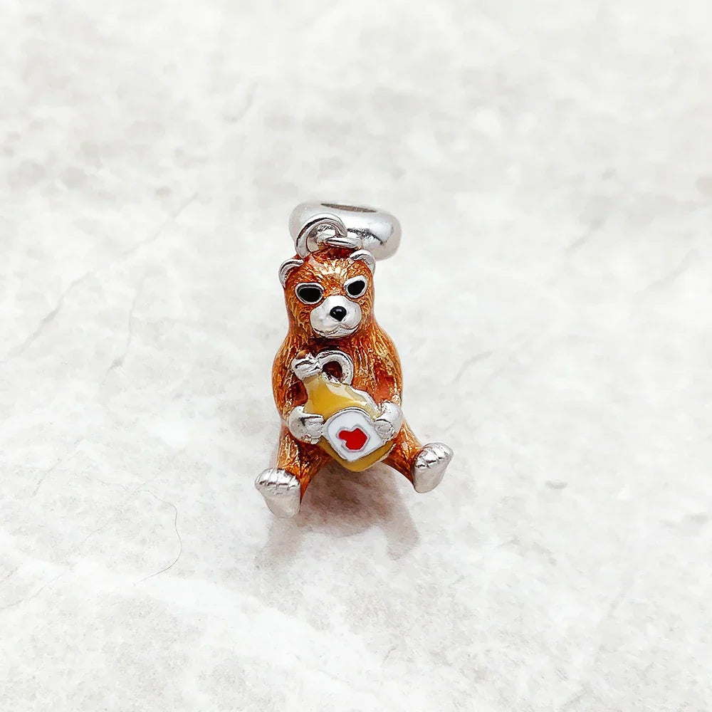 Brown Bear Charm 🐻 - Fits Pandora Bracelets – Planet Charms