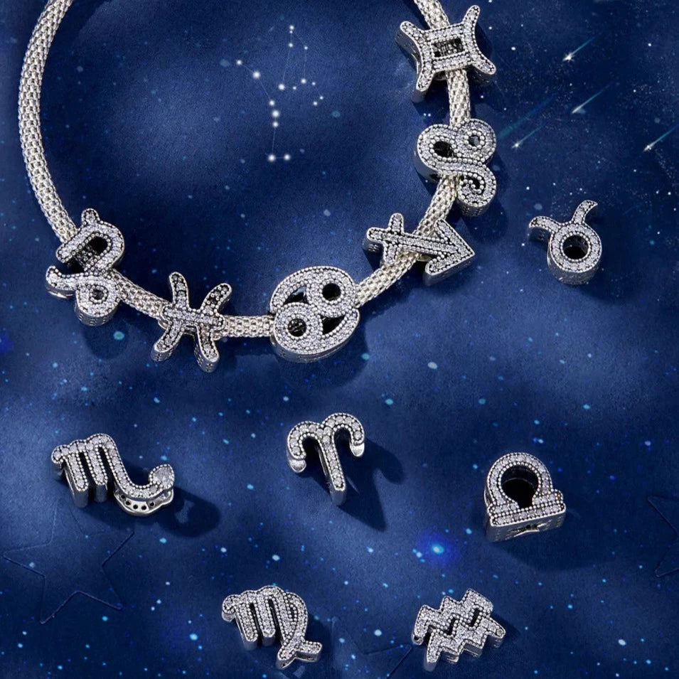 Sparkling Gemini Charm | Pandora Bracelet Compatible – Planet Charms