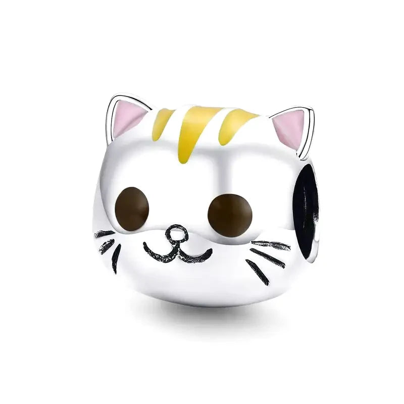 Cat Head Charm 🐱 - Fits Pandora Bracelets – Planet Charms