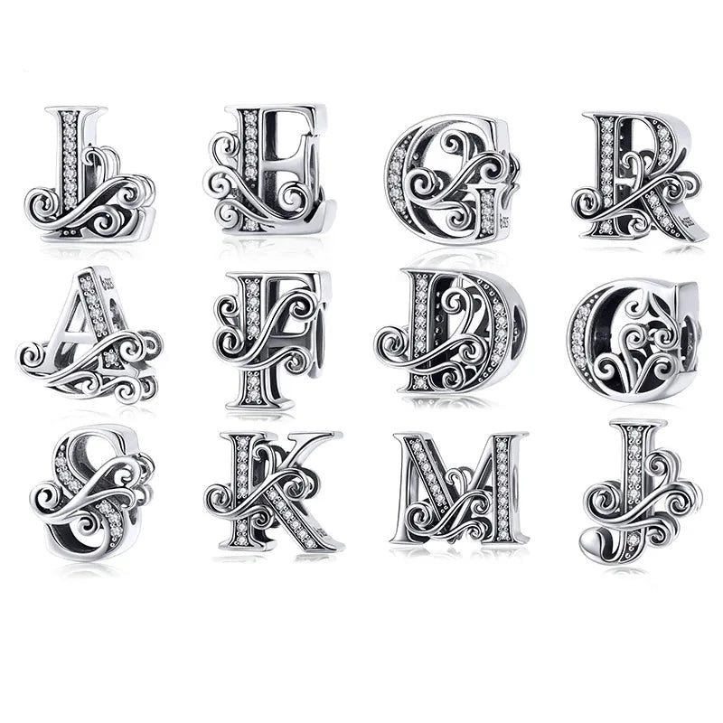 Fancy Letter C Charm 🅲 - Fits Pandora Bracelets – Planet Charms