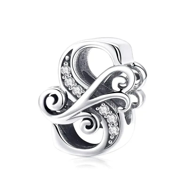 Fancy Letter S Charm 🆂 - Fits Pandora Bracelets – Planet Charms