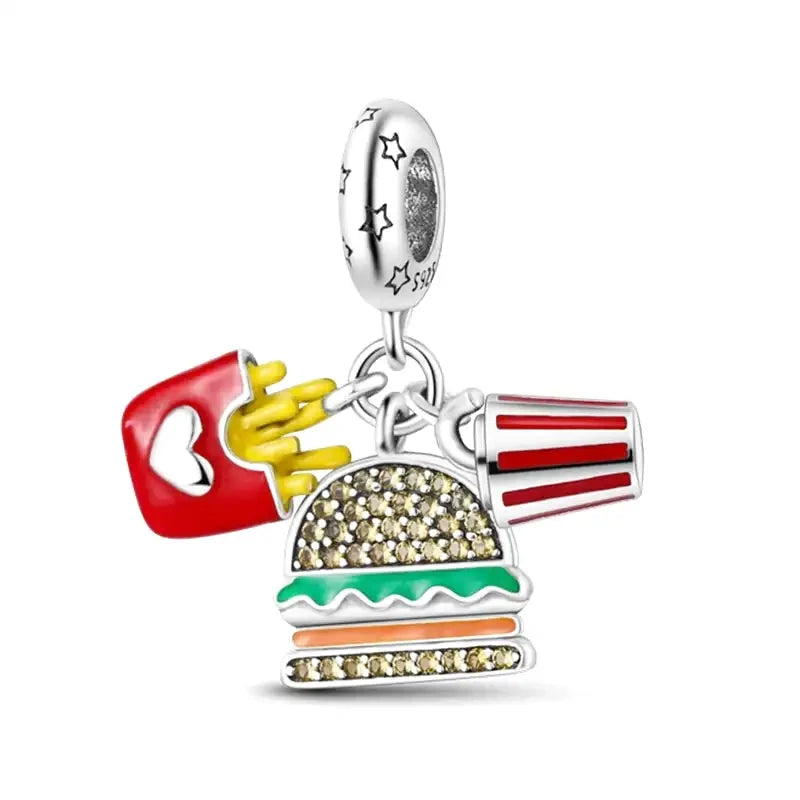Fast Food Charm 🍔 - Fits Pandora Bracelets – Planet Charms