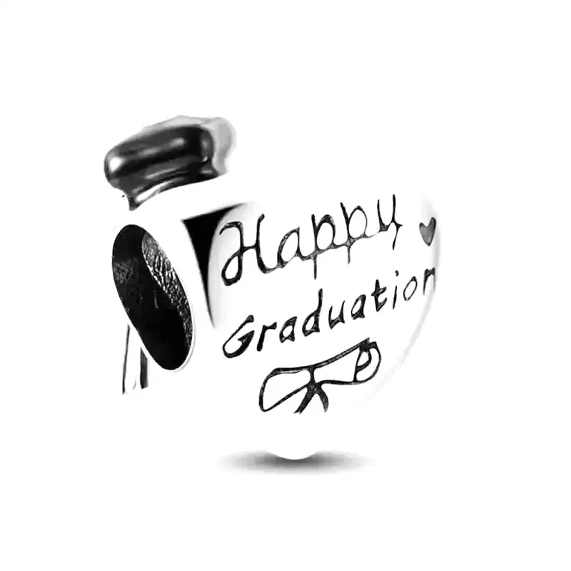 Happy Graduation Charm 🎓😊 - Fits Pandora Bracelets – Planet Charms