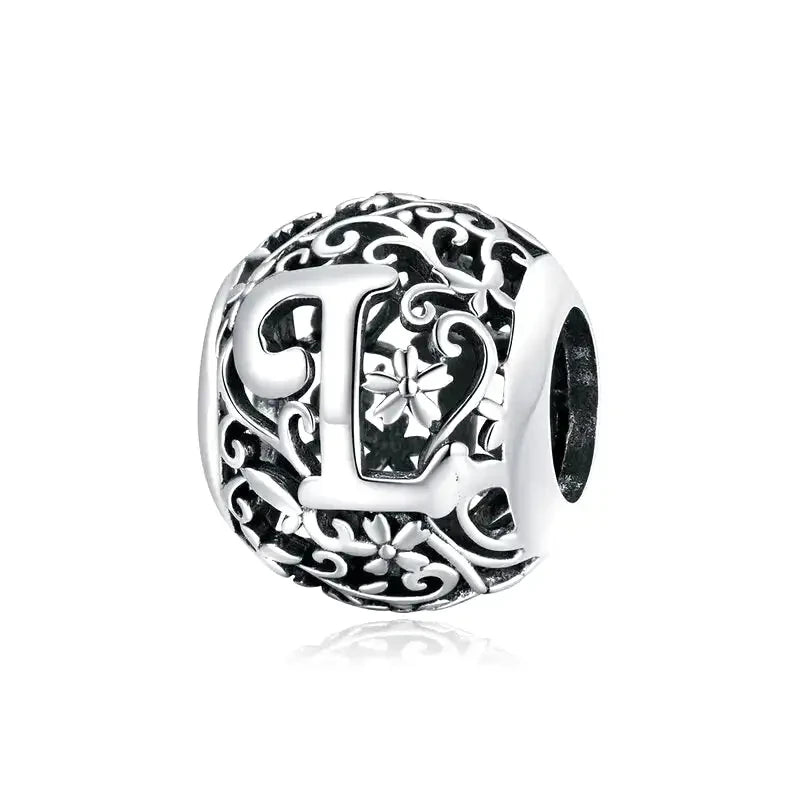 Letter L Bead 🅻 - Fits Pandora Bracelets – Planet Charms