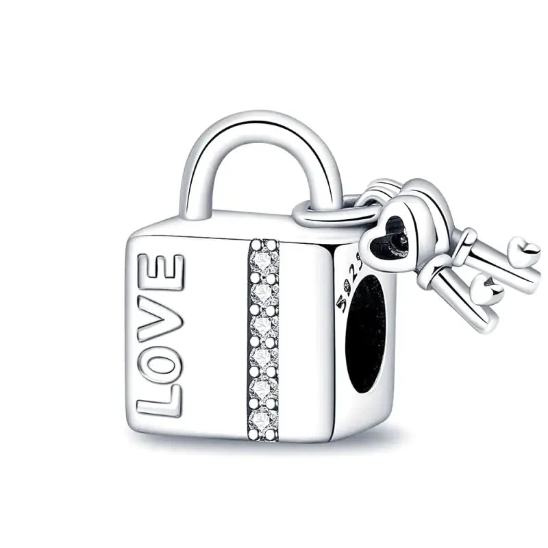 Padlock Charm 🔒 - Fits Pandora Bracelets – Planet Charms