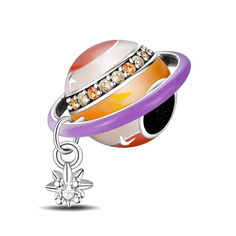 Saturn Charm 🪐 - Fits Pandora Bracelets – Planet Charms