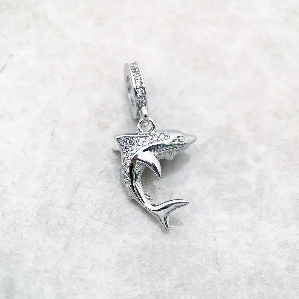 Shark Charm 🦈 - Fits Pandora Bracelets – Planet Charms