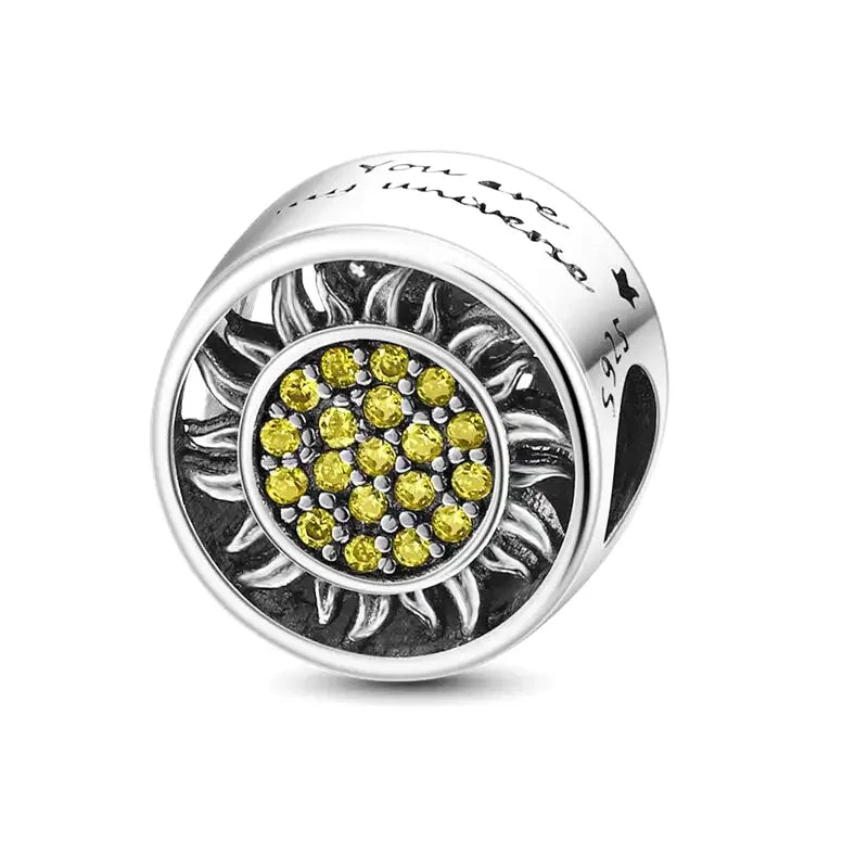 Sunflower Bead 🌻 - Fits Pandora Bracelets – Planet Charms