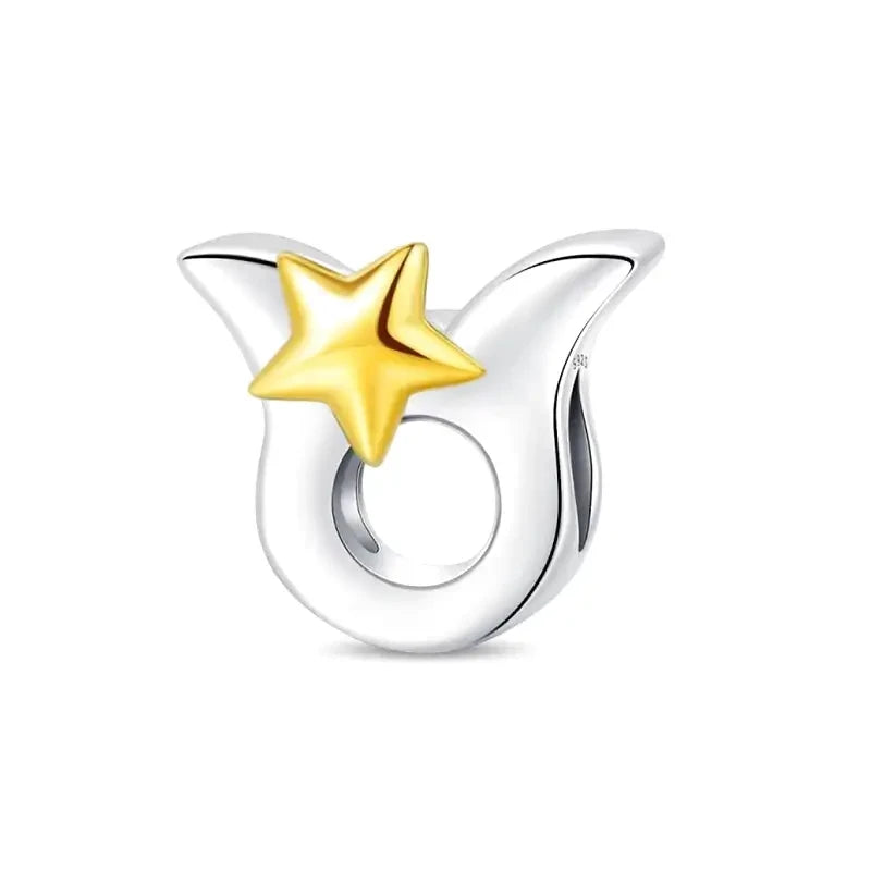 Taurus Star Sign Charm ♉ - Fits Pandora Bracelets – Planet Charms
