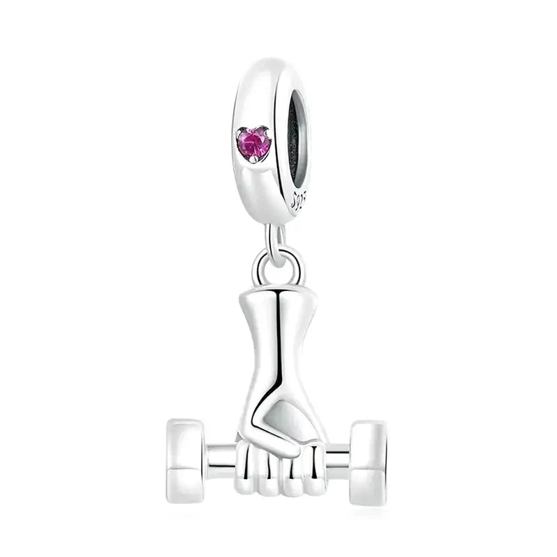 Weight Lifting Charm | Pandora Bracelet Compatible – Planet Charms