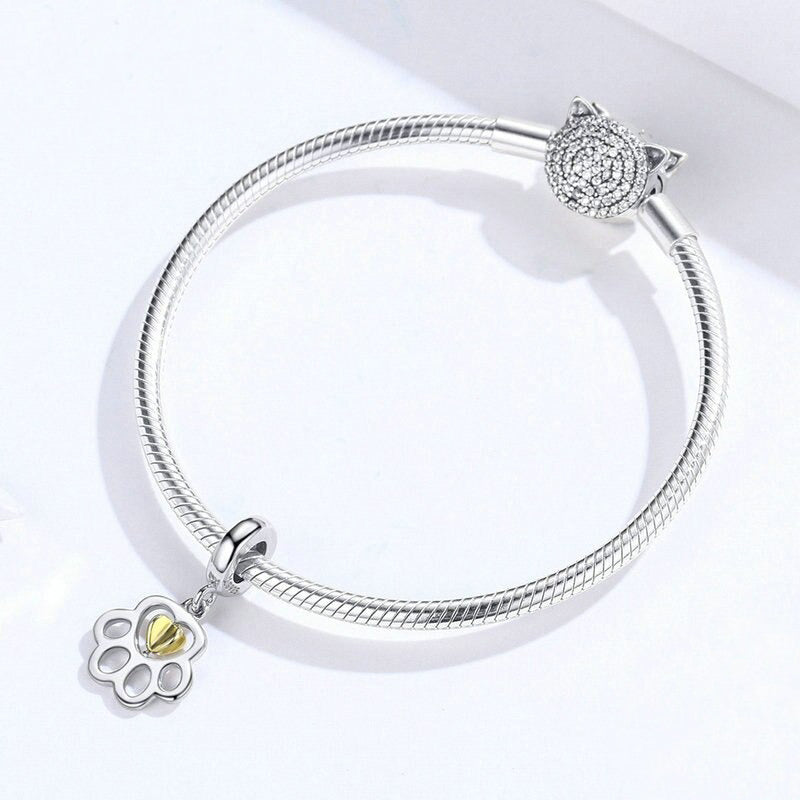 Dog Paw Charm 🐾 - Fits Pandora Bracelets – Planet Charms