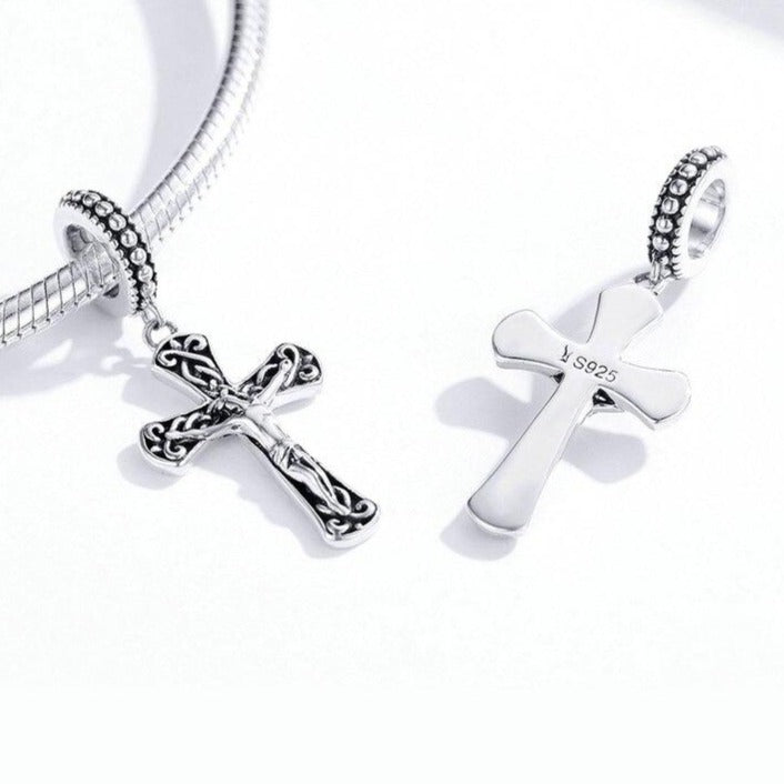 Jesus Cross Charm | Pandora Bracelet Compatible – Planet Charms