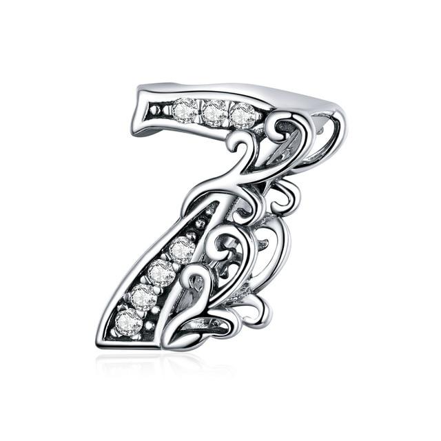 Number 7 Charm 7️⃣ - Fits Pandora Bracelets – Planet Charms