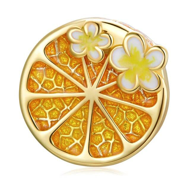 Orange Slice Charm 🍊 - Fits Pandora Bracelets – Planet Charms