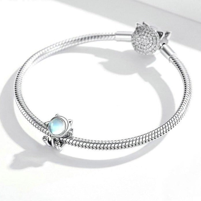 Cosmic Cat Charm 🐱 - Fits Pandora Bracelets – Planet Charms