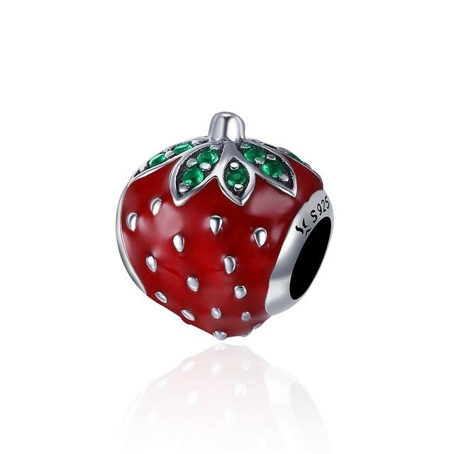 Strawberry Charm 🍓 - Fits Pandora Bracelets – Planet Charms