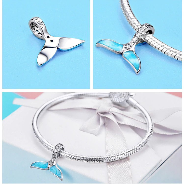 Whale Tail Charm 🐳 - Fits Pandora Bracelets – Planet Charms